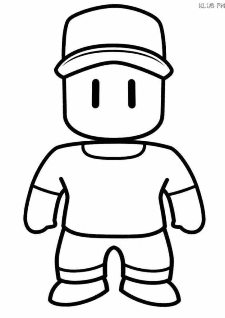 Entdecke die bunte Welt der Stumble Guys-Malbücher